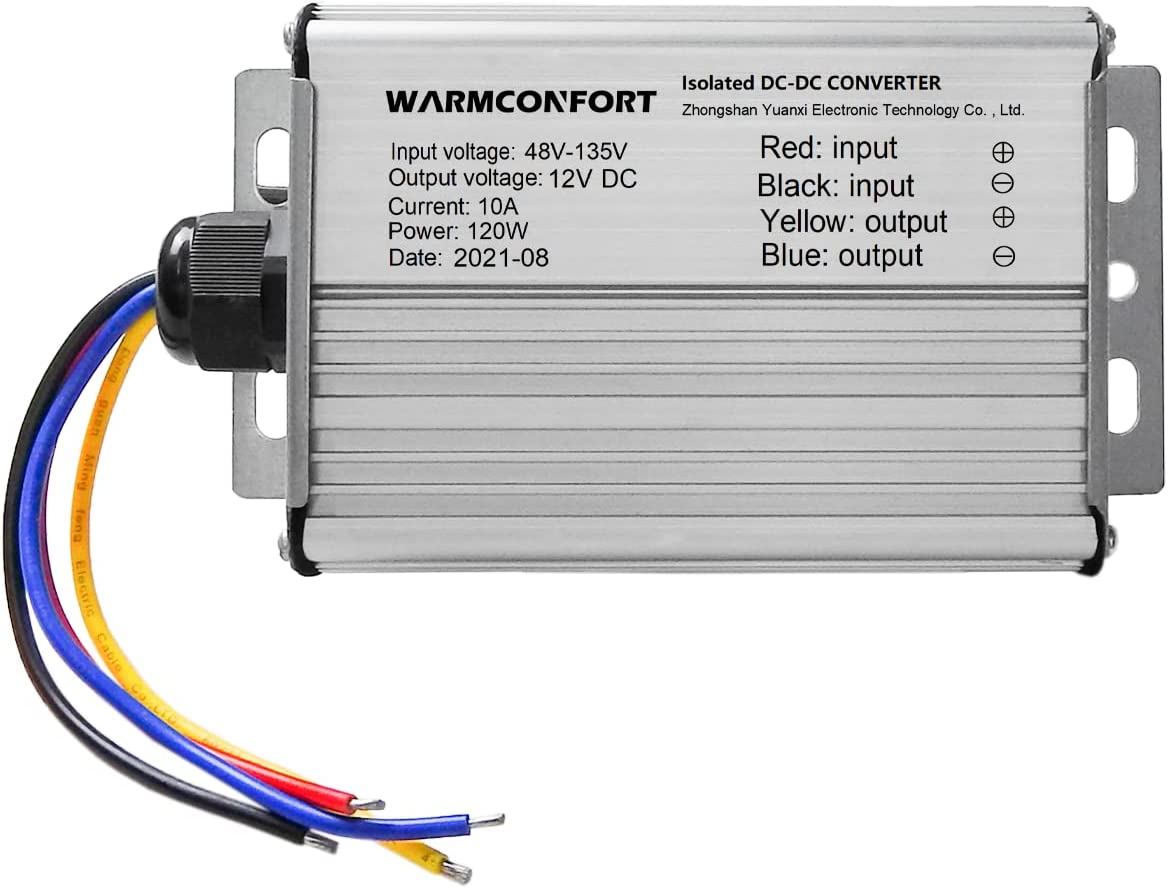 Vehicle Converter Transformer Isolated 48v 60v 72v 84v 96v 120v to 12v ...